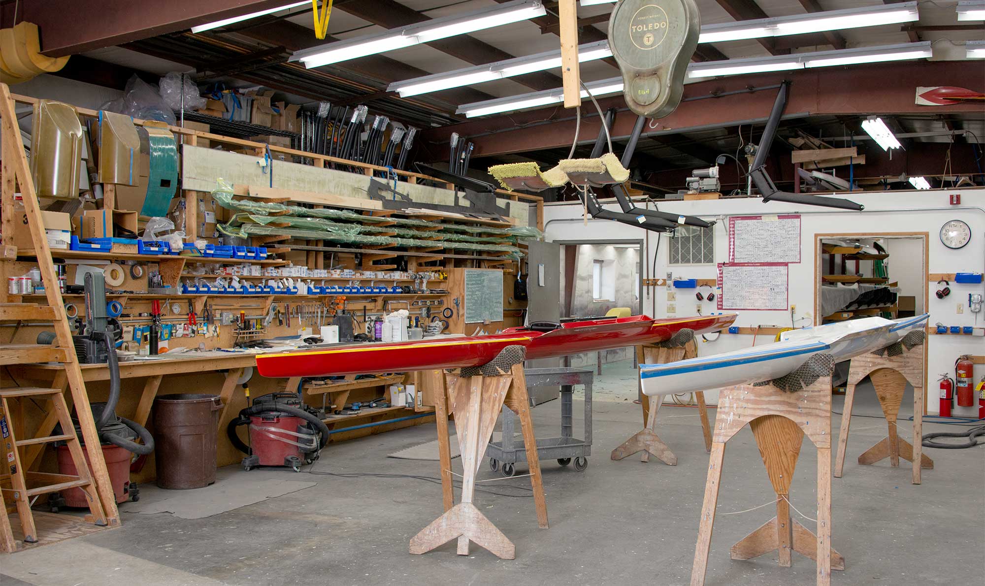 Photos from the shop - Peinert Boat Works, moderately priced rowing ...